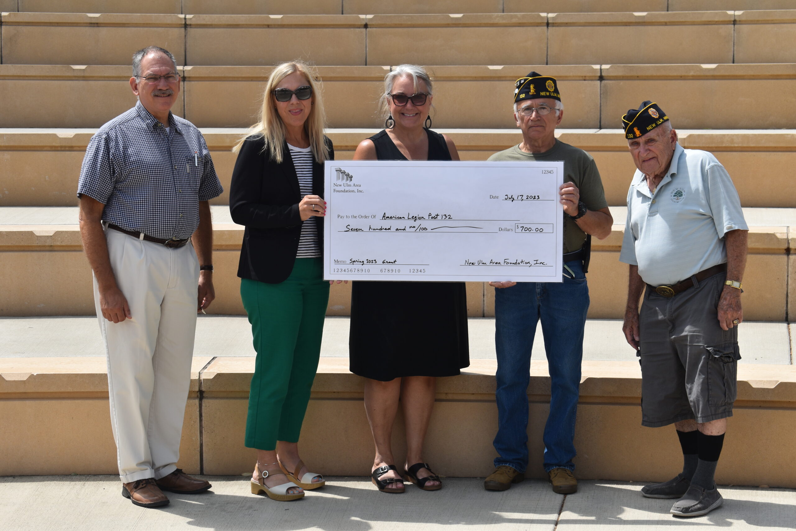 American Legion receives donation for Salute to Veterans Concert | News ...